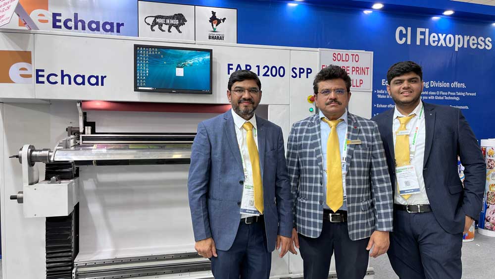 Flexure Print N Pack orders Echaar CI flexo press - THE PACKMAN