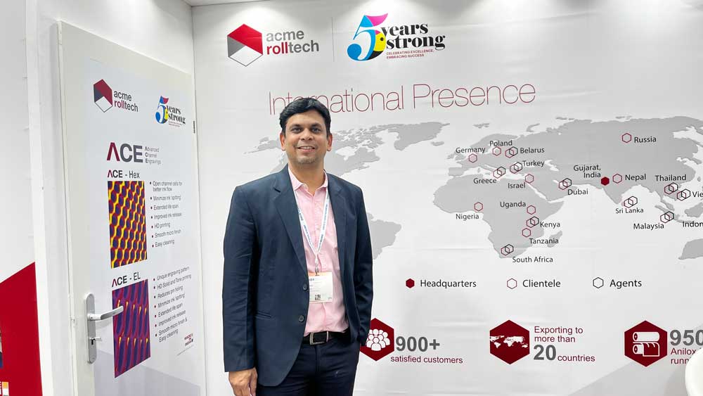 Acme Rolltech’s global expansion on display at drupa 2024 - THE PACKMAN