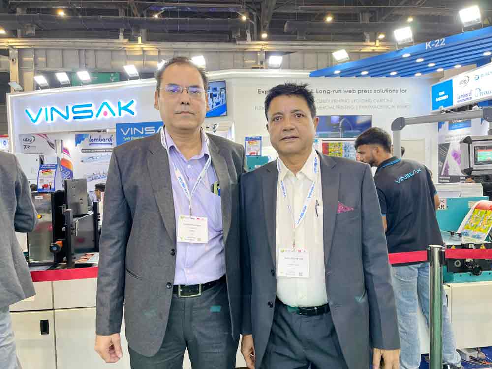 Vinsak unveils innovations in finishing, embellishment and sustainability at Labelexpo India ...